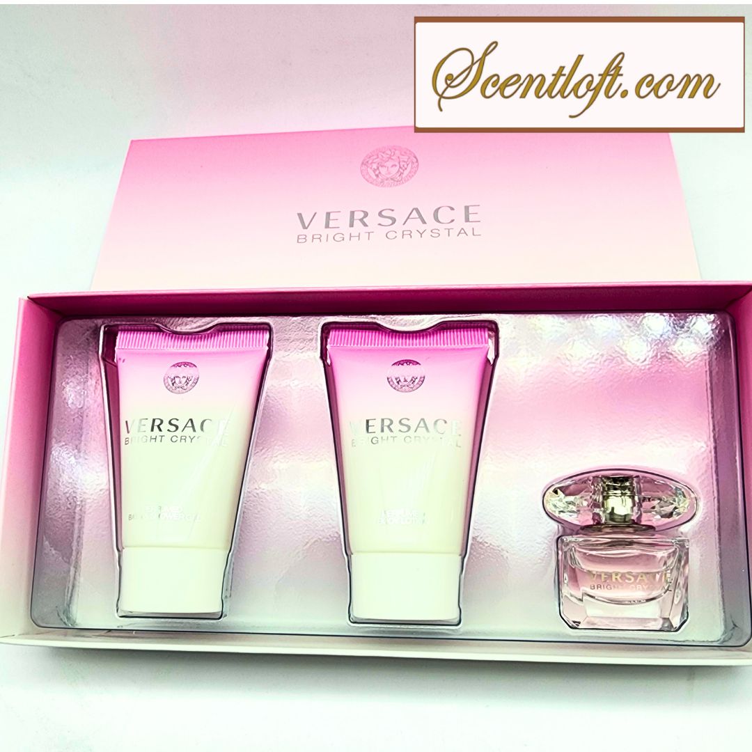 VERSACE Bright Crystal Miniature Set – SCENTLOFT.COM