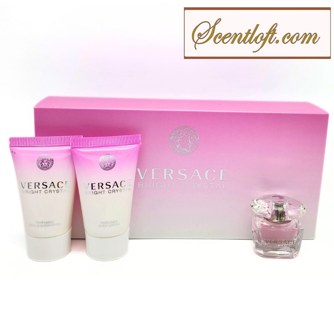 VERSACE Bright Crystal Miniature Set – SCENTLOFT.COM