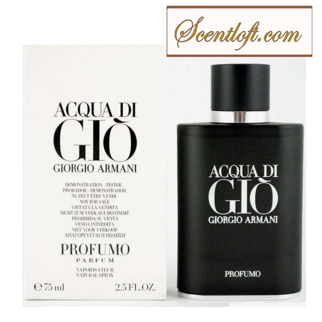 GIORGIO ARMANI Acqua Di Gio Profumo (magnetic cap) 75ml Tester ...
