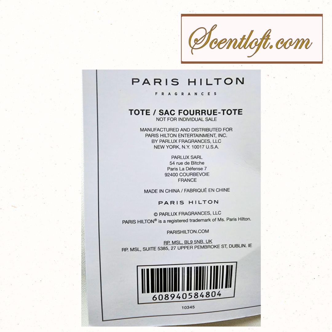 PARIS HILTON Large White Tote Bag – SCENTLOFT.COM